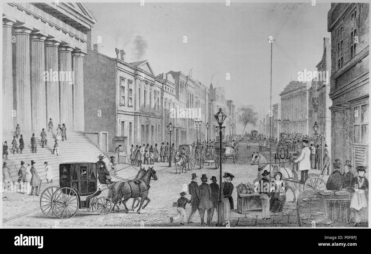 Broad and wall street Black and White Stock Photos & Images - Alamy