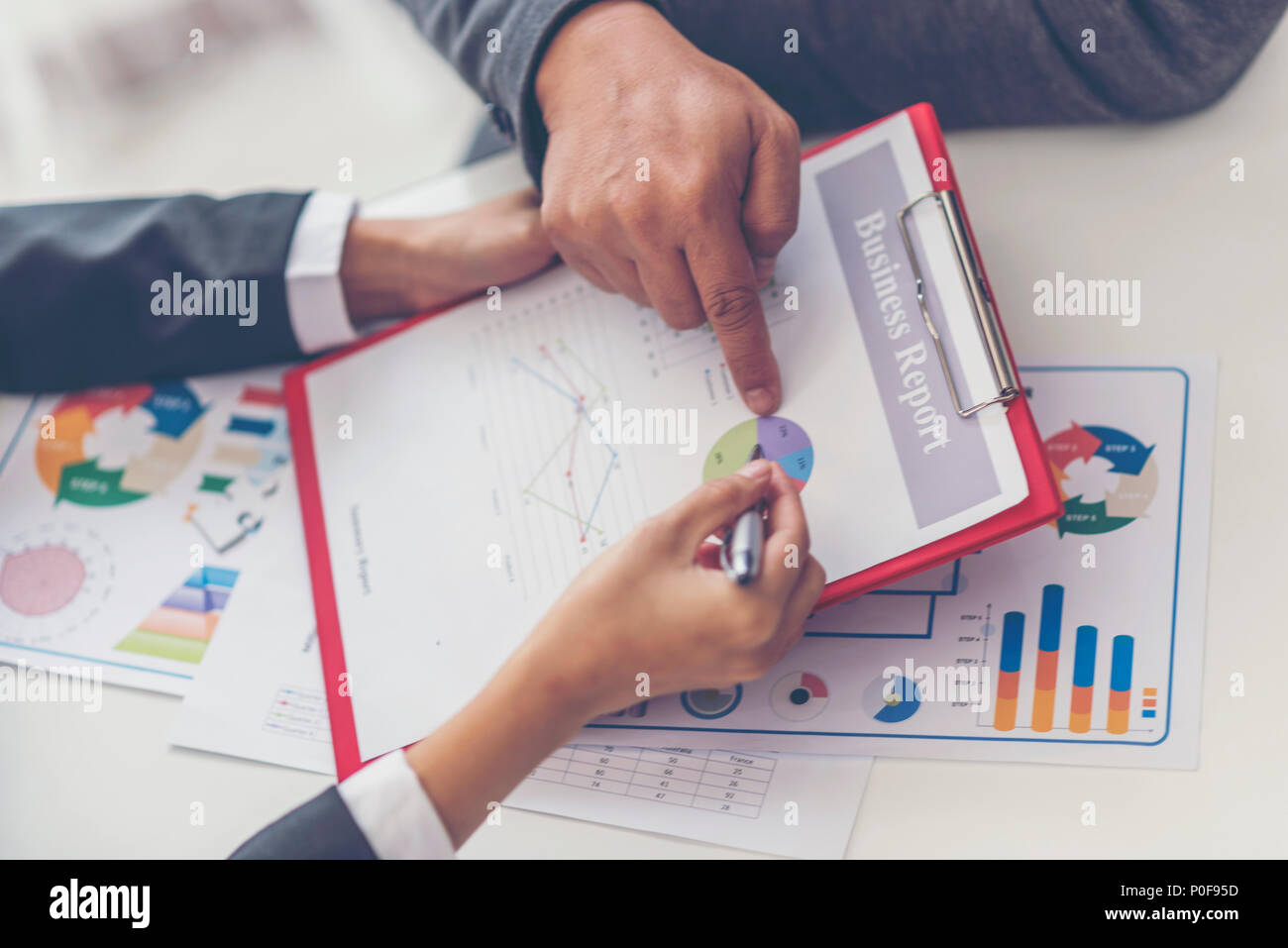 Financial printed paper charts hi-res stock photography and images - Alamy