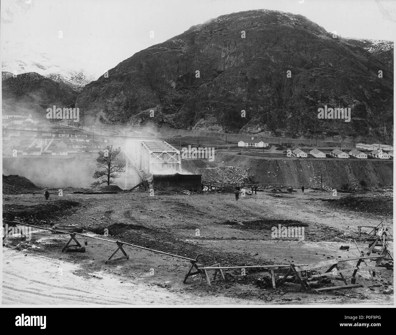 View looking west of the east approach to Government Highway Bridge ...