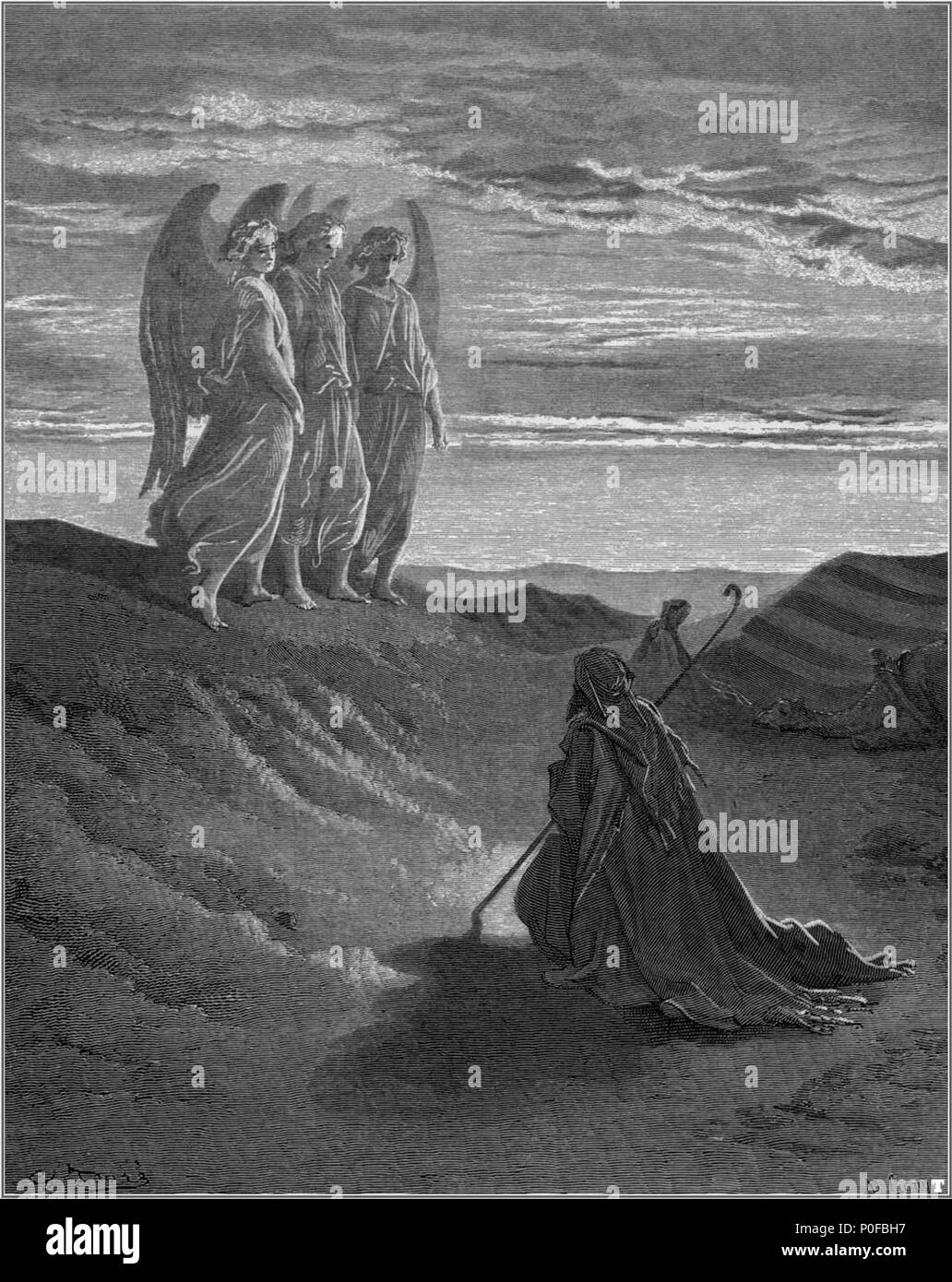 Three Angels Visiting Abraham Byzantine