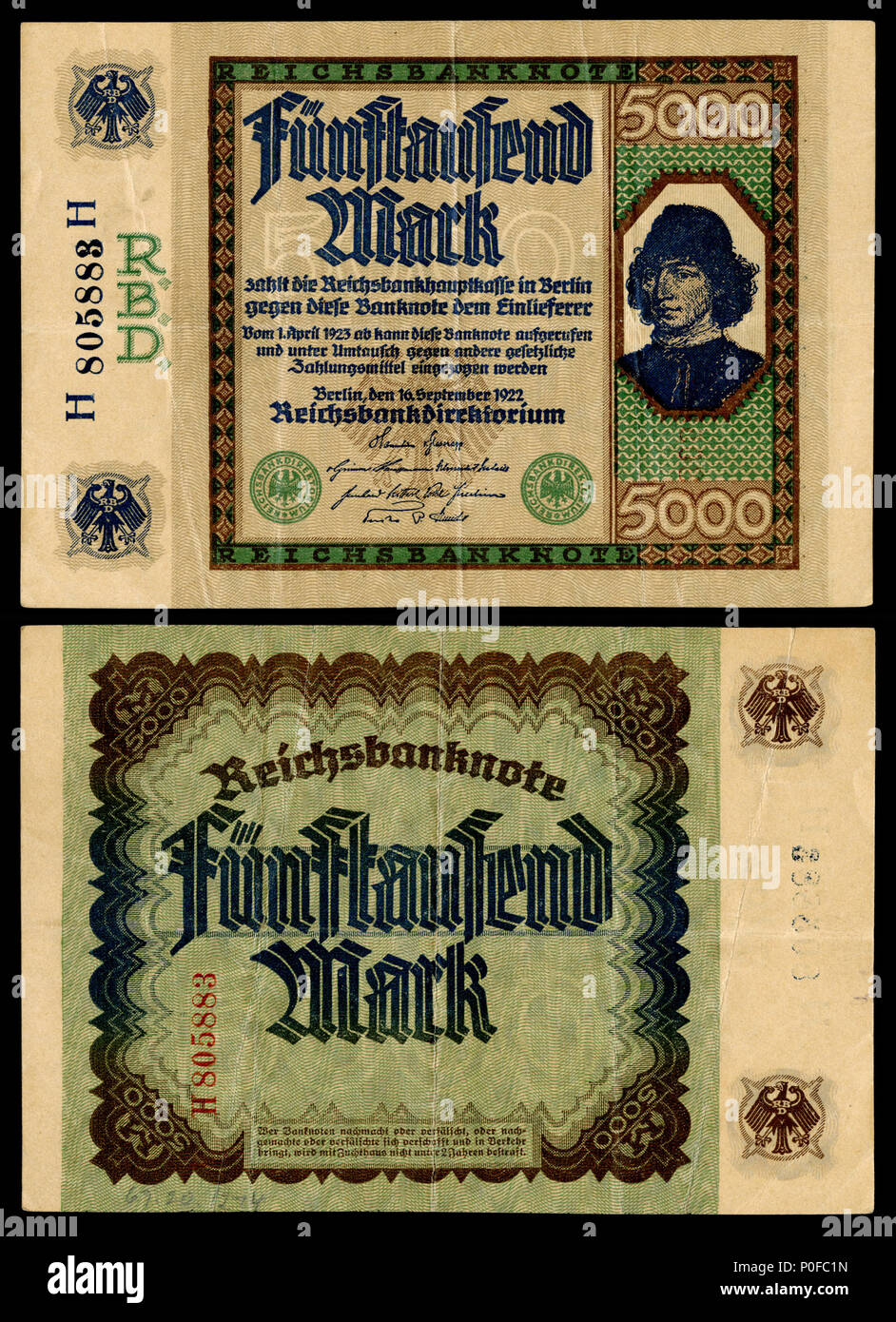 Papiermark hi-res stock photography and images - Alamy