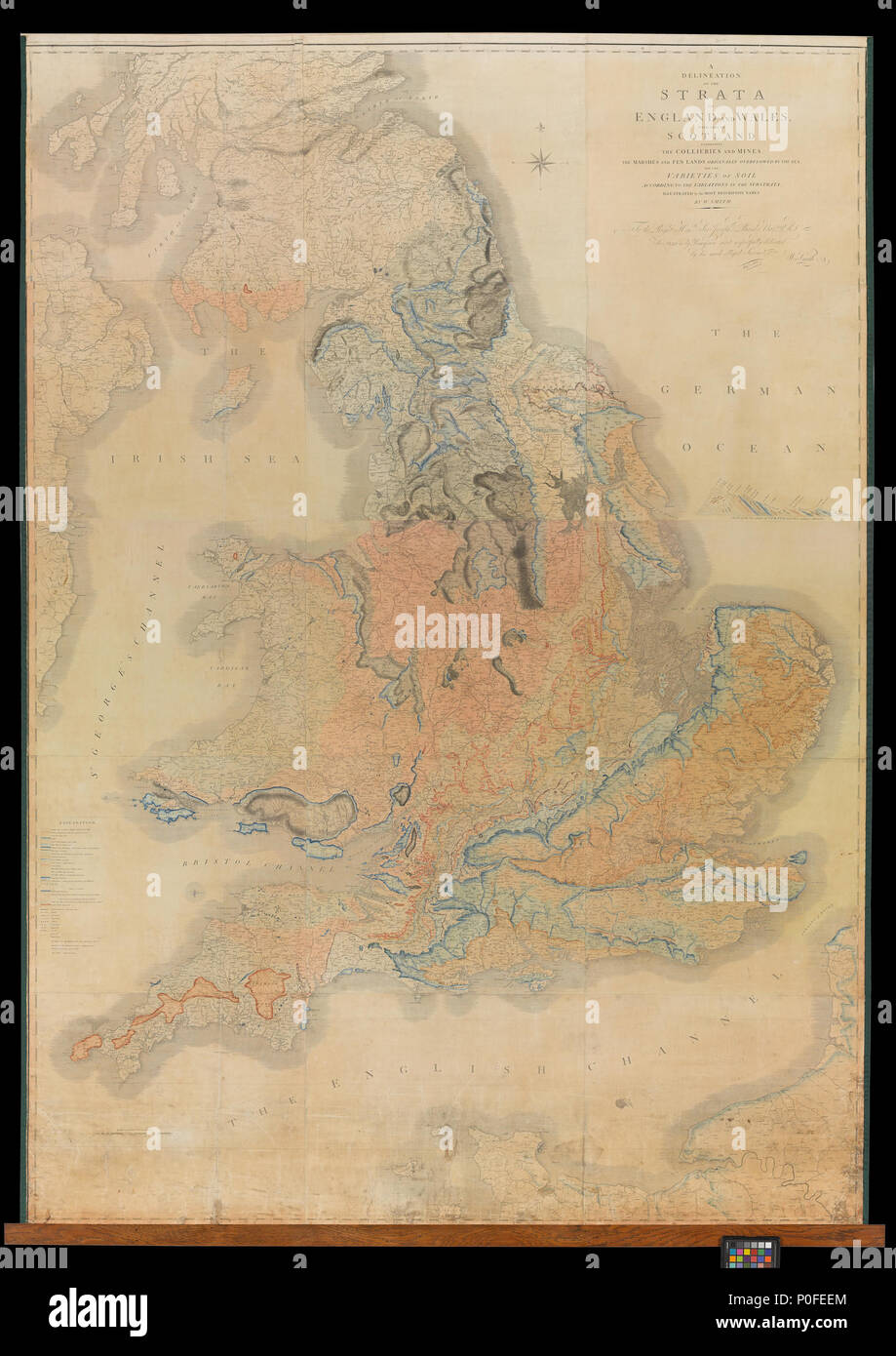 William smith map britain hi-res stock photography and images - Alamy