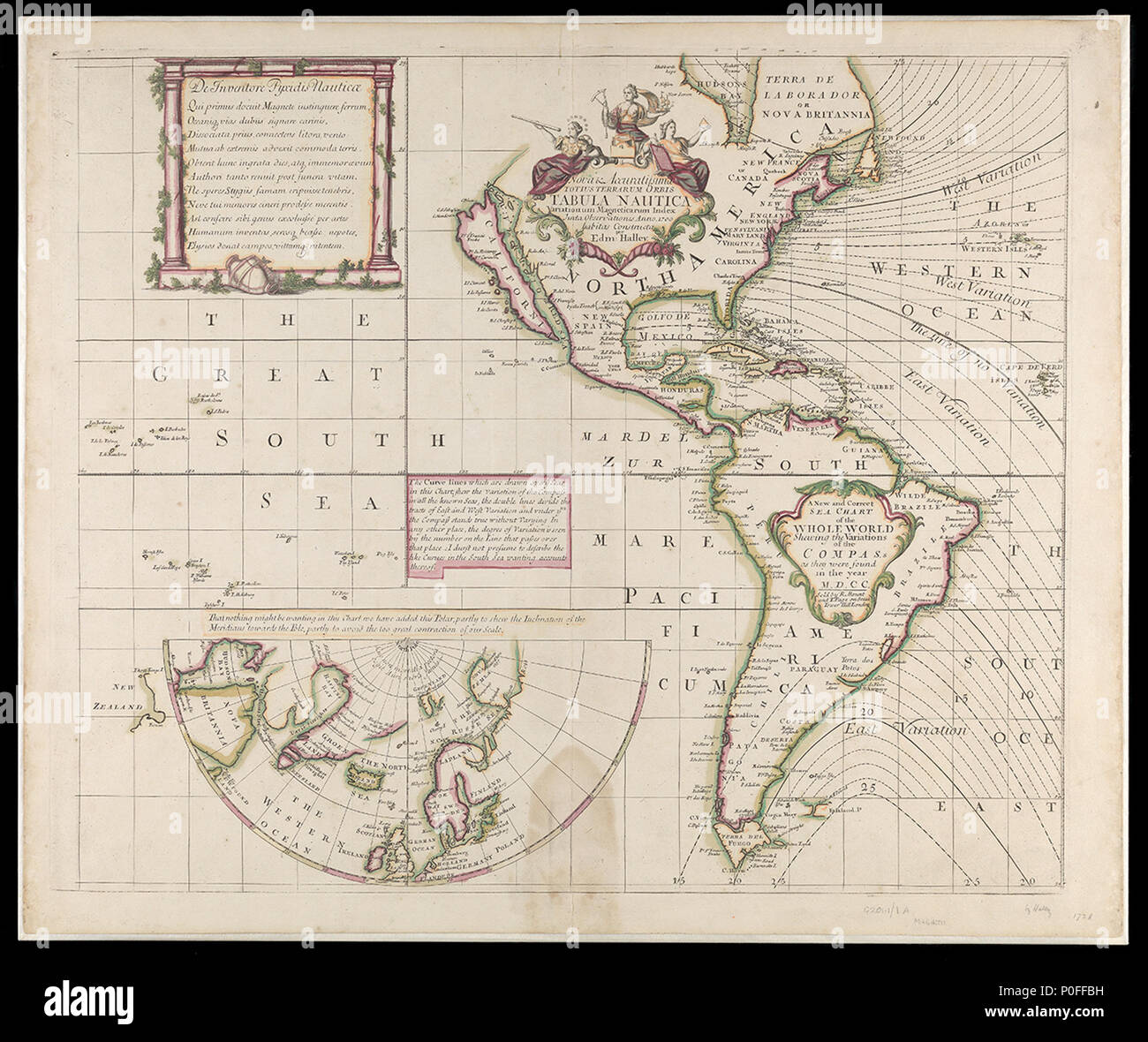 World sea chart hi-res stock photography and images - Alamy