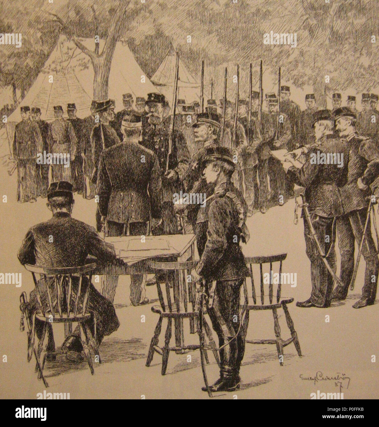 Muster soldiers hi-res stock photography and images - Alamy