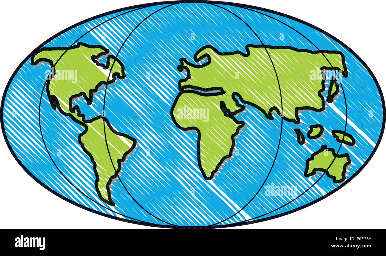 world map icon over white background, vector illustration Stock Vector ...