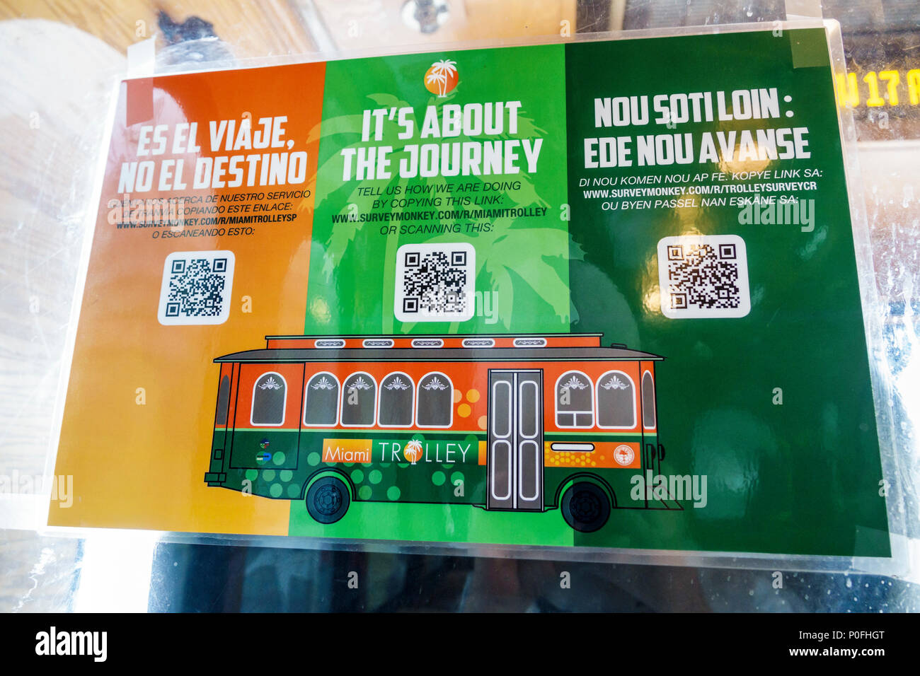 Miami trolley hi-res stock photography and images - Alamy