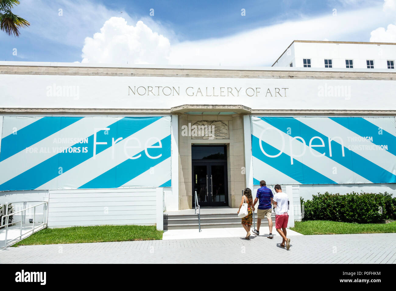 Norton museum of art outside exterior hi-res stock photography and ...