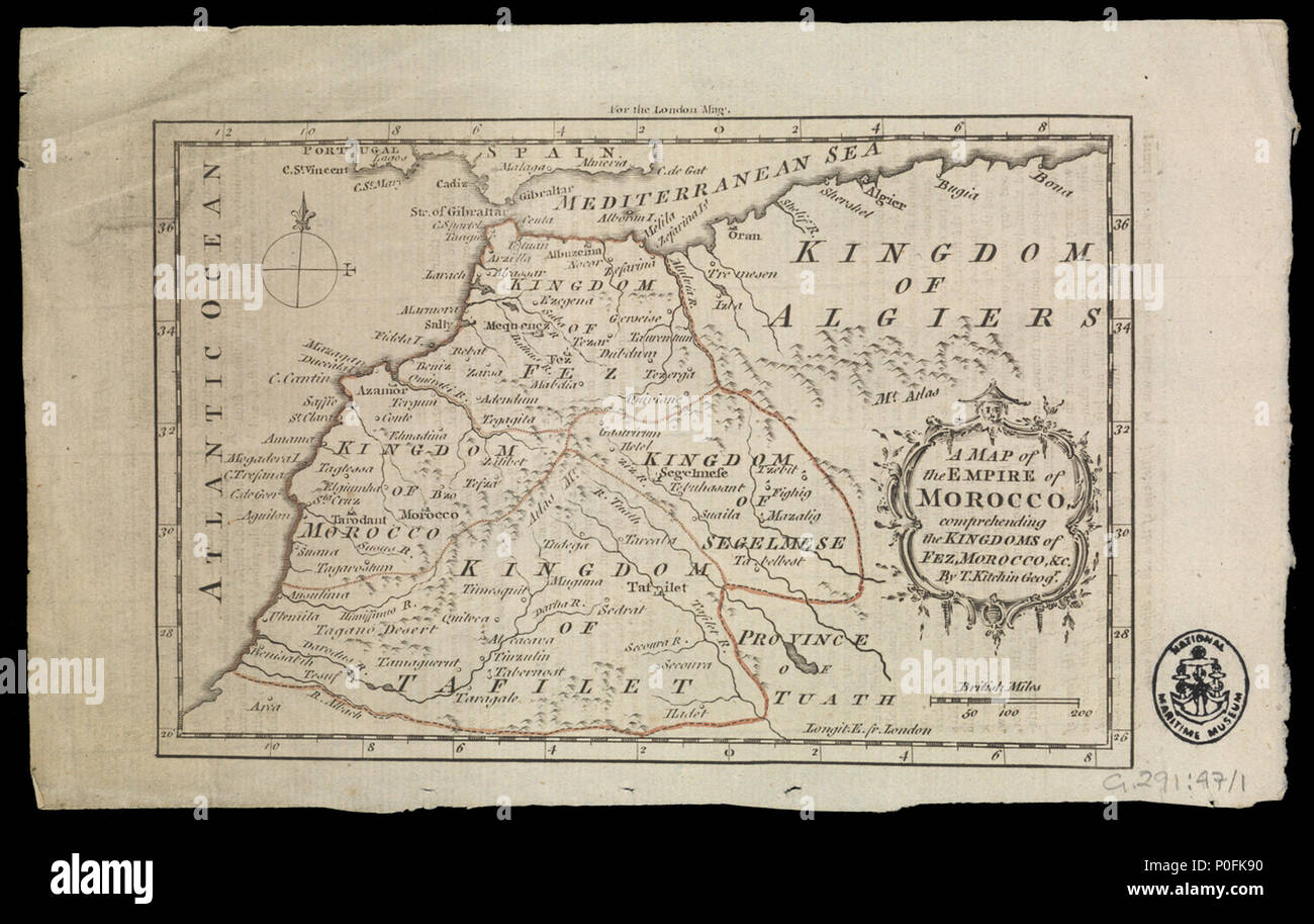 L8467 . [circa 1790]. Kitchen, Thomas 129 A Map of the Empire of ...