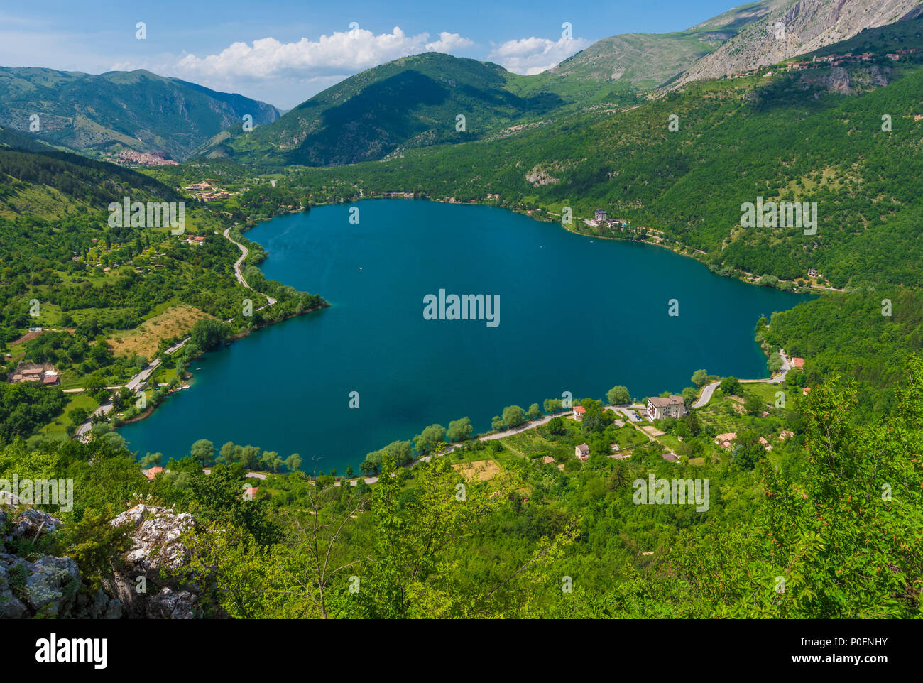 Scanno (L'Aquila, Italy) - When nature is romantic: the heart - shaped ...