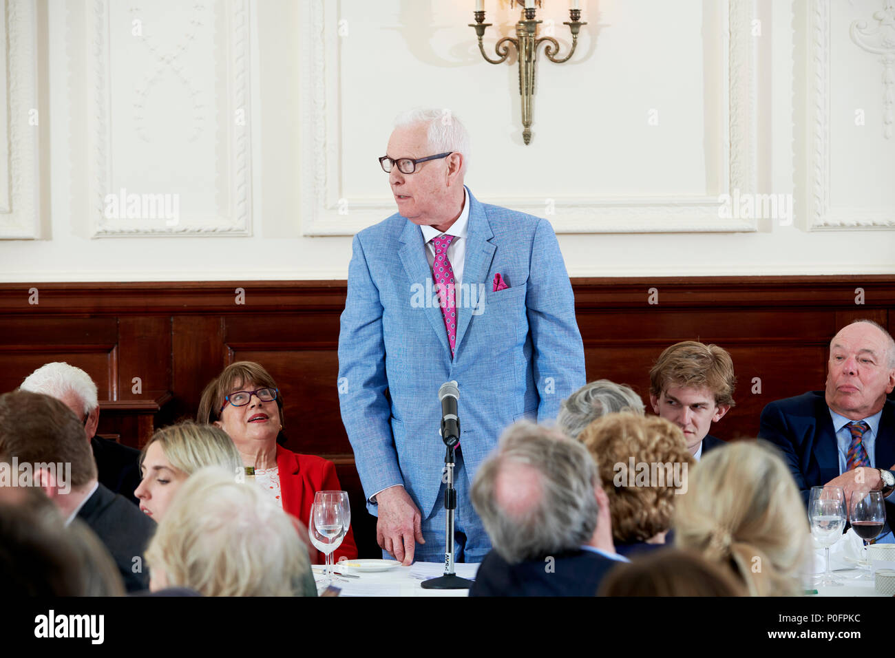 Charles Duff at The Oldie Literary Lunch 05/06/18; Simpsons on the ...