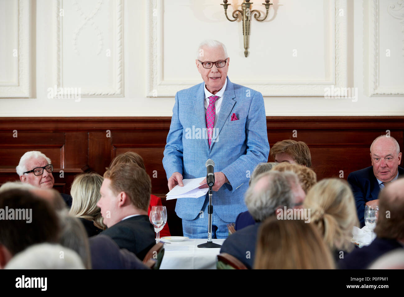 Charles Duff at The Oldie Literary Lunch 05/06/18; Simpsons on the ...