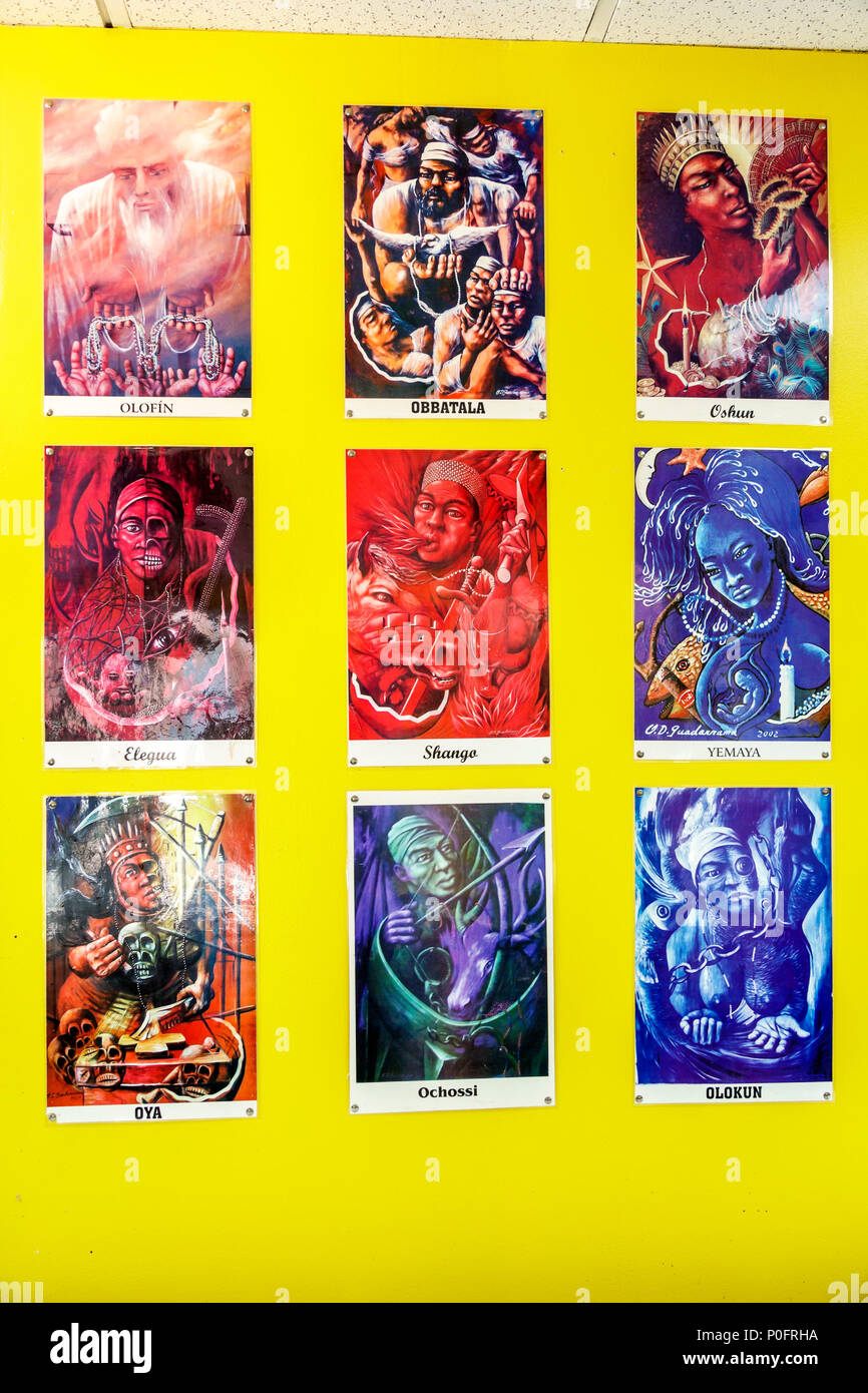 Santeria afro cuban religion gods hi-res stock photography and images ...