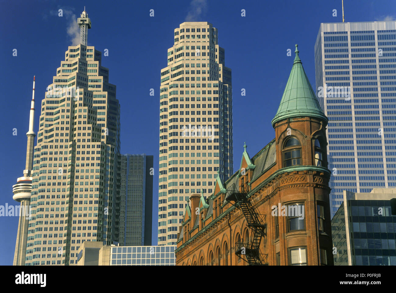1993 HISTORICAL OLD GOODERHAM FLATIRON BUILDING WITH NEW TD BANK AND ...