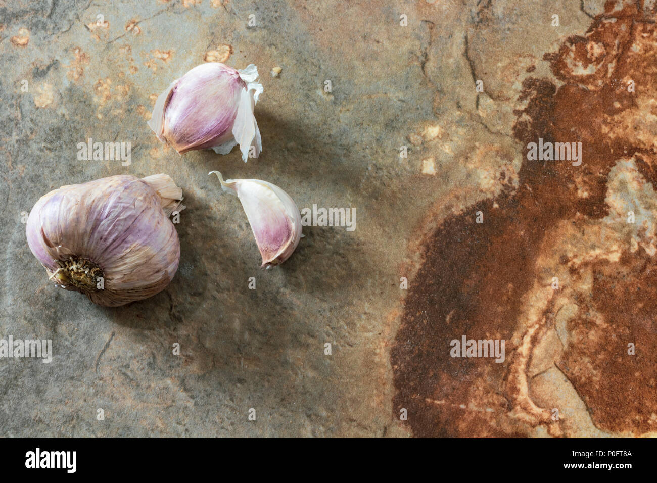 isolated cooking ingredients on counter. highly textured backgrounds ...