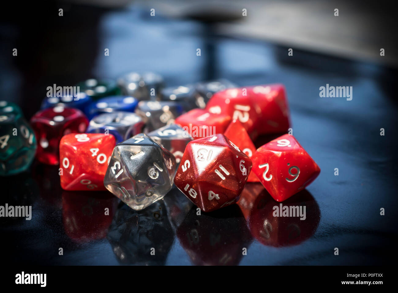 Rpg dice hi-res stock photography and images - Alamy