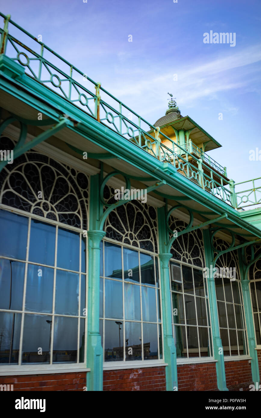 Victorian buildings on Madeira Drive in Brighton, East Sussex, England ...