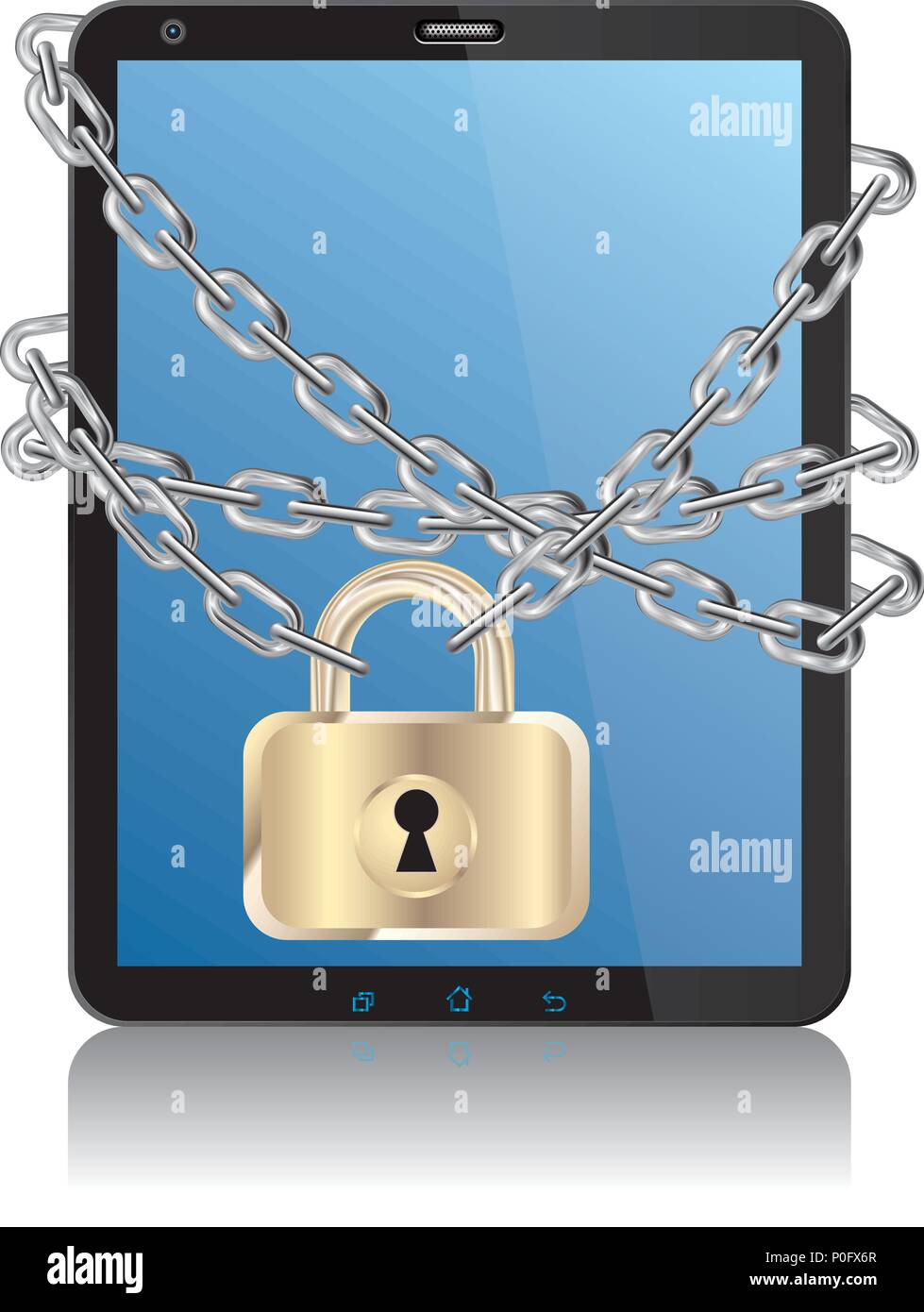 Mobile lock screen Stock Vector Images - Alamy