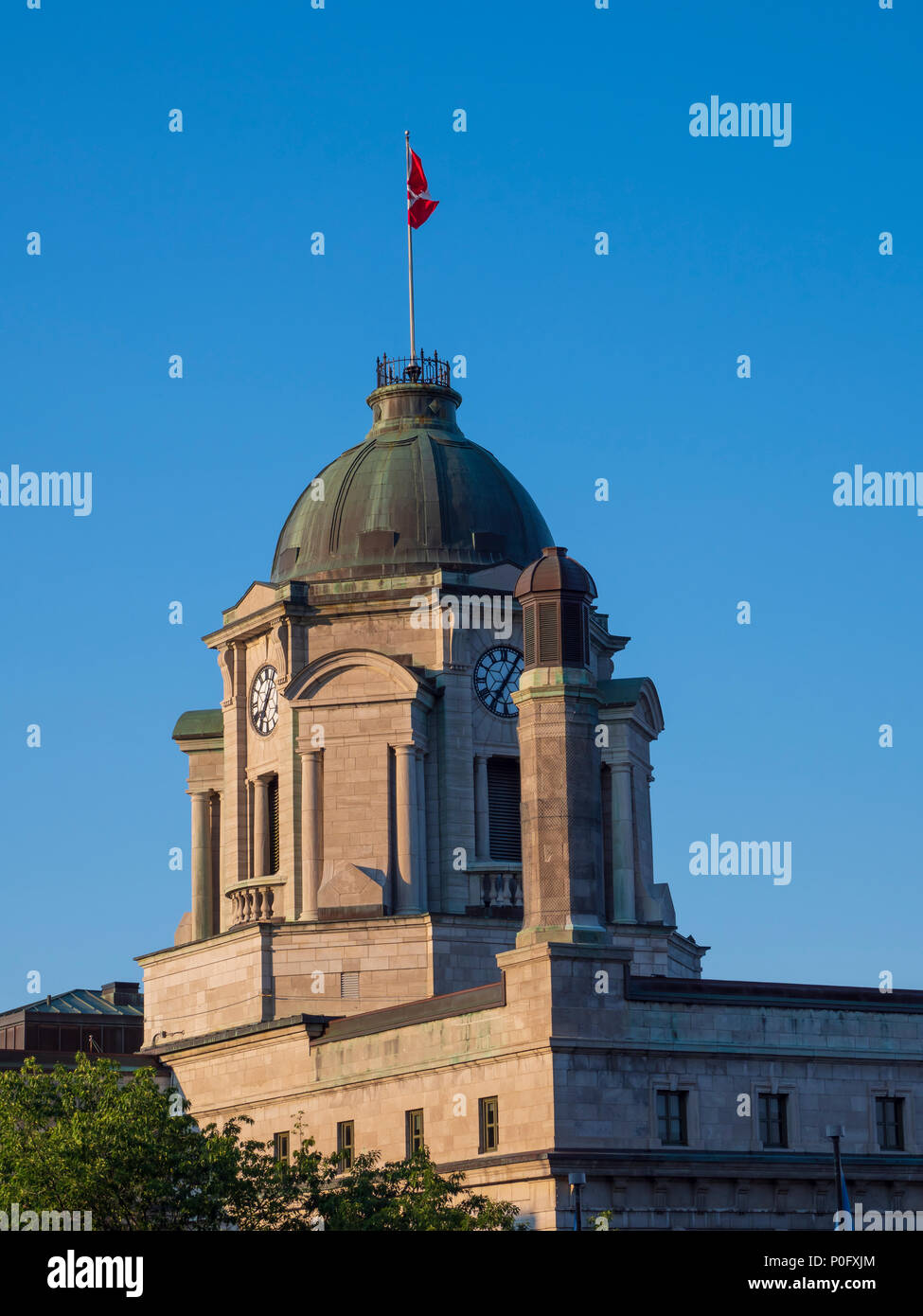 Clock tower dome of the old post office building, Louis S. St-Laurent ...