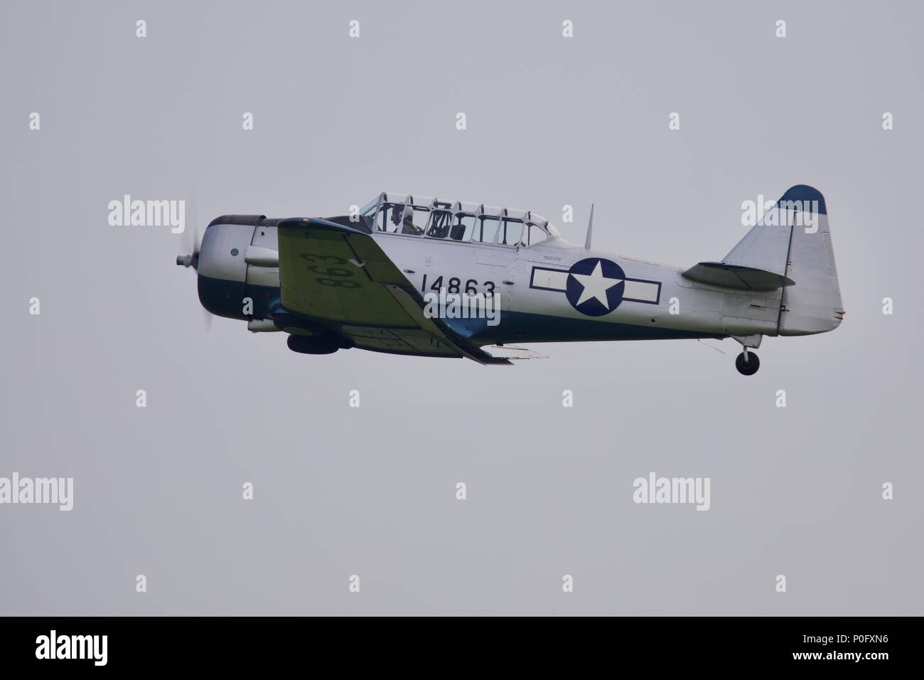 North American T-6 Harvard III Stock Photo - Alamy