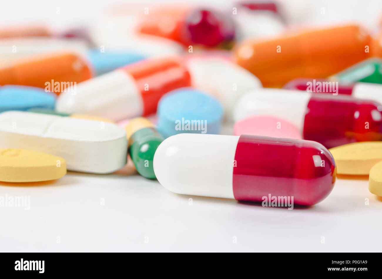 Generic prescription medicine drugs pills and assorted pharmaceutical ...