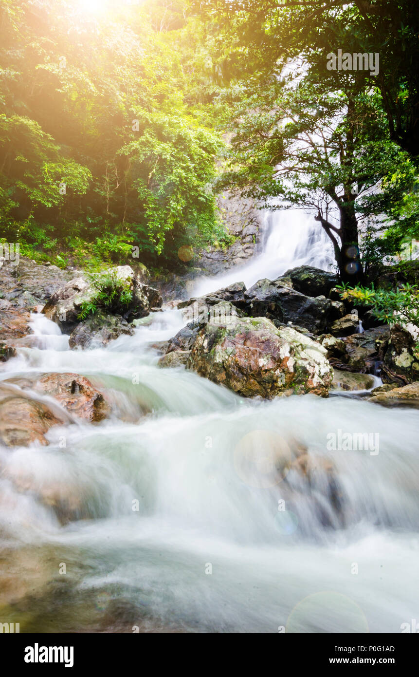 Amazing beautiful waterfalls at Sarika Waterfall in Nakhonnayok ...