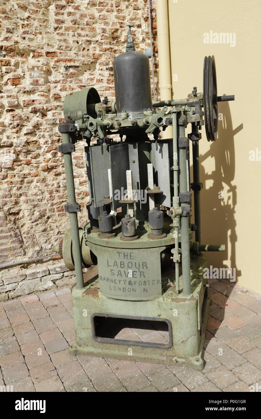 Old equipment at a beer factory Stock Photo - Alamy