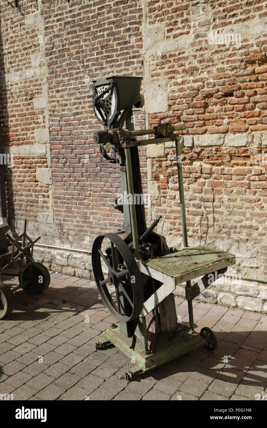 Old equipment at a beer factory Stock Photo - Alamy