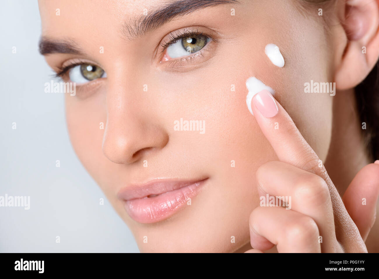 Applying lips cream hi-res stock photography and images - Alamy