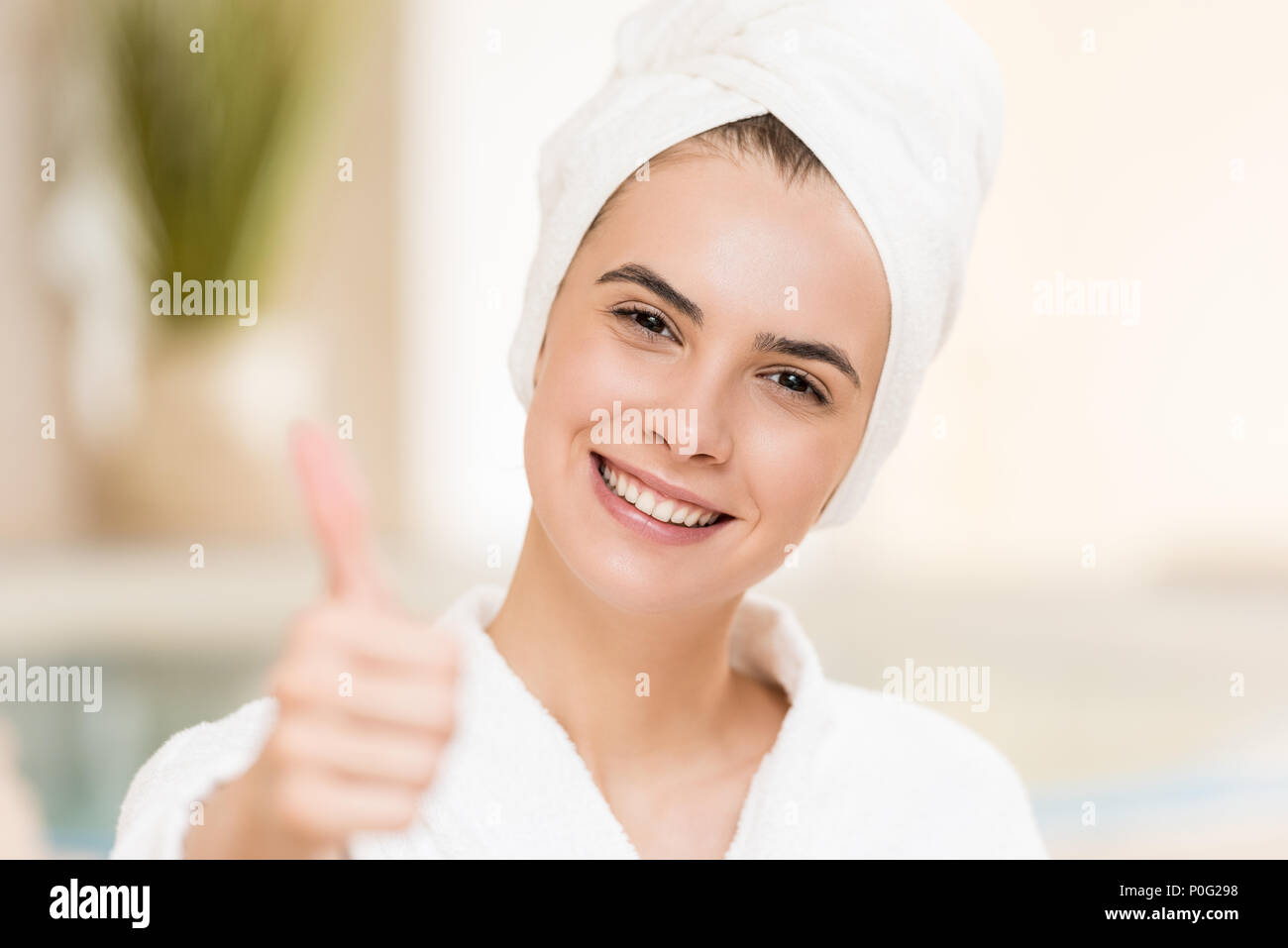 Towel robe hi-res stock photography and images - Alamy