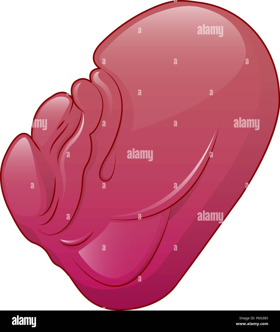 Sick spleen icon, cartoon style Stock Vector Image & Art - Alamy