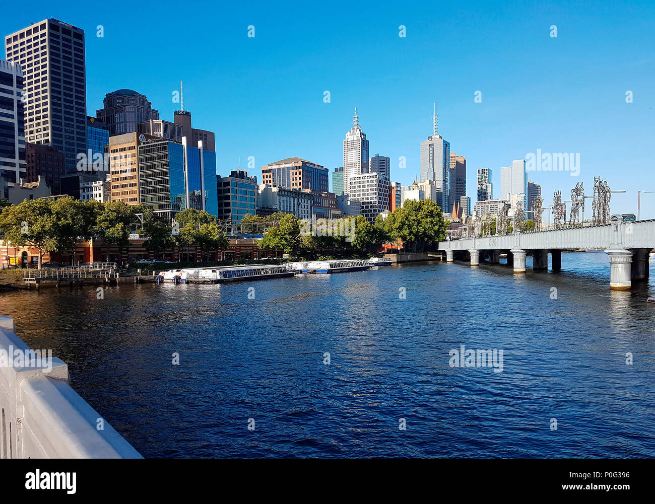 Yarra river and skyline hi-res stock photography and images - Alamy