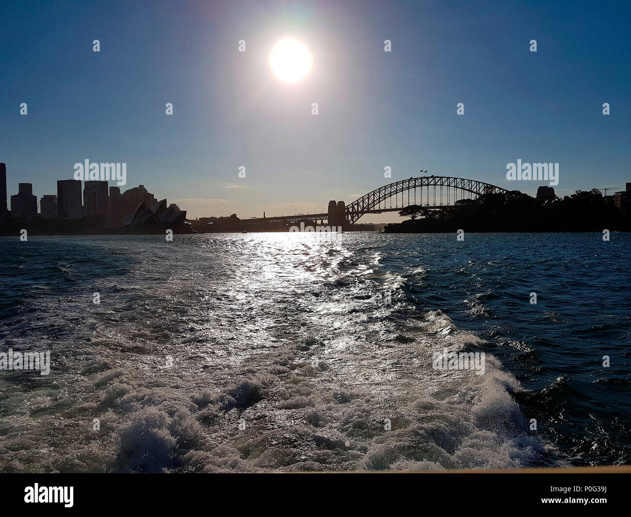 das Opernhaus von Sydney, Harbour Bridge, Australien/ the Opera House ...