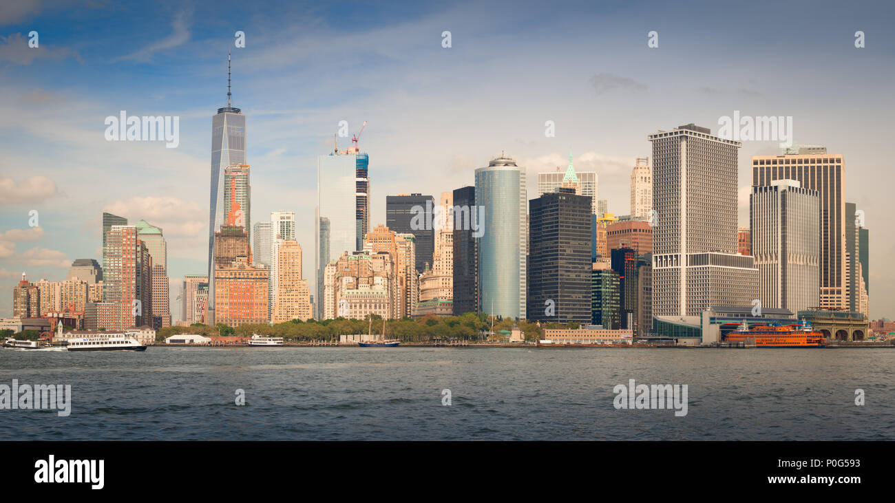 The Manhattan skyline taken one afternoon in September Stock Photo - Alamy