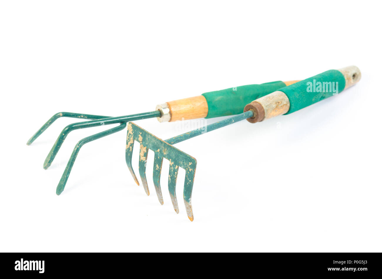 farmer agriculture tools isolated on white background Stock Photo - Alamy