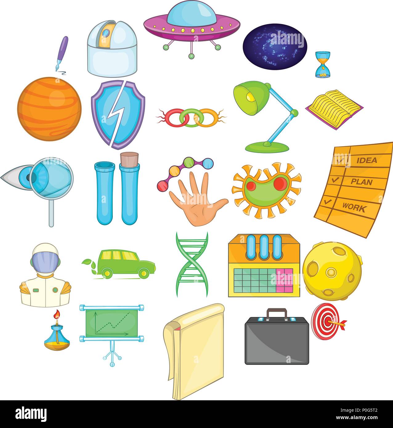 Competence icons set, cartoon style Stock Vector Image & Art - Alamy