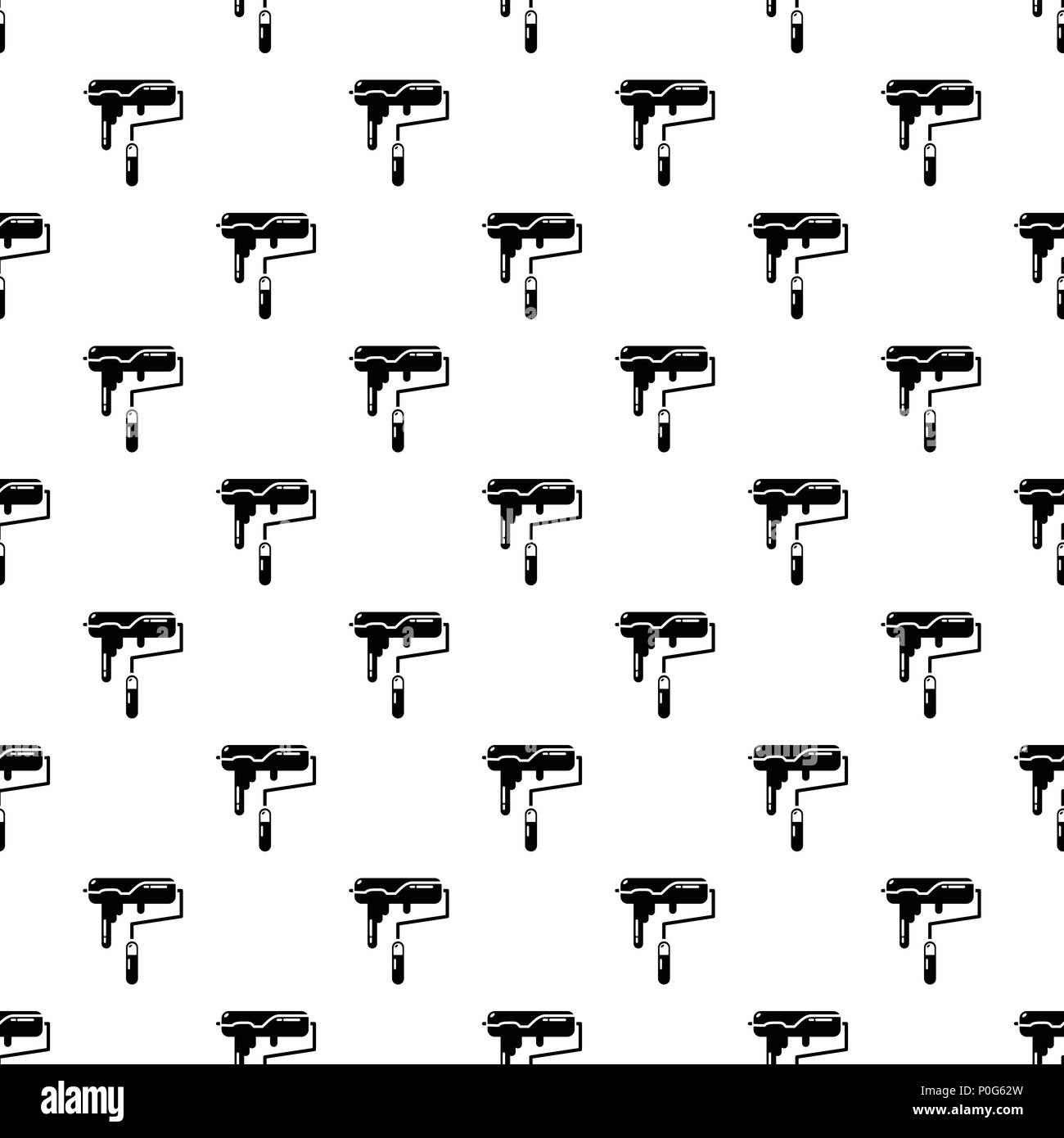 Paint roller icon, simple black style Stock Vector Image & Art - Alamy