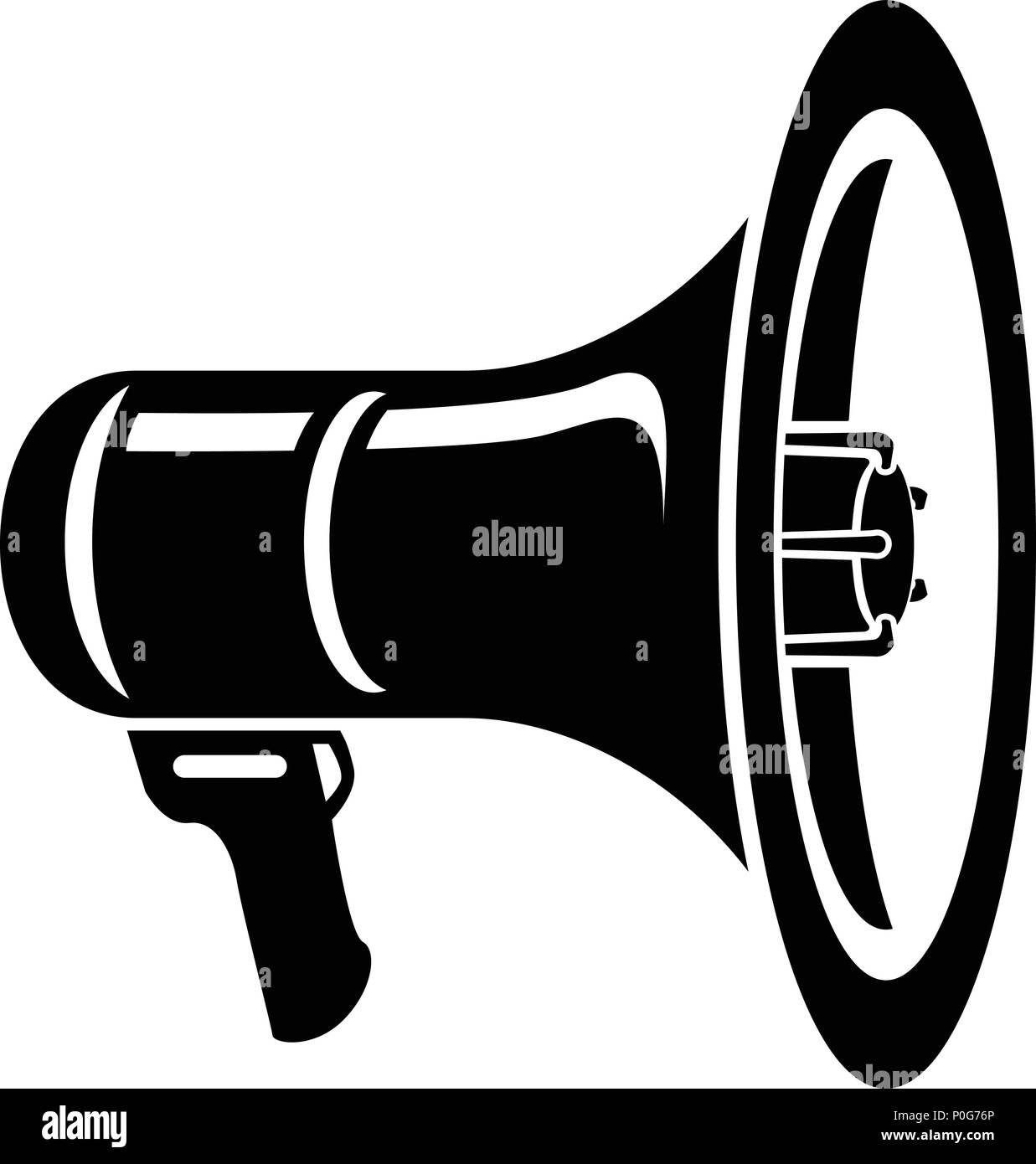 Voice amplifier icon, simple style Stock Vector Image & Art - Alamy