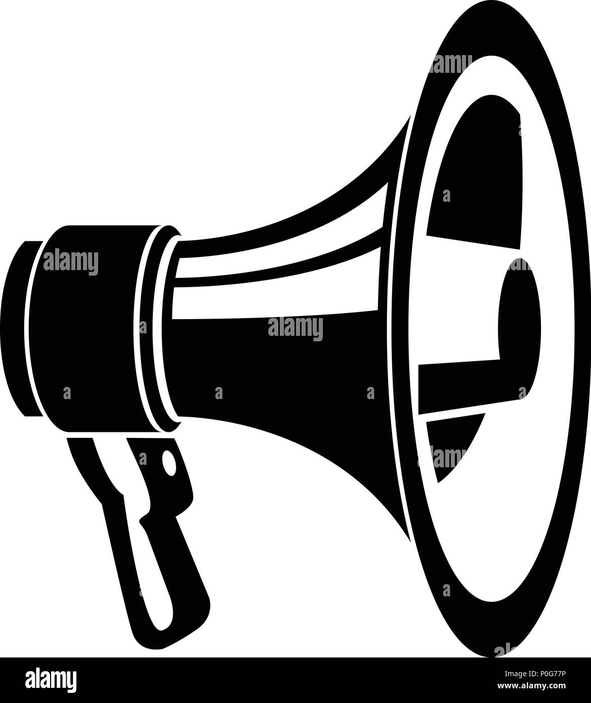 Voice speaker icon, simple style Stock Vector Image & Art - Alamy