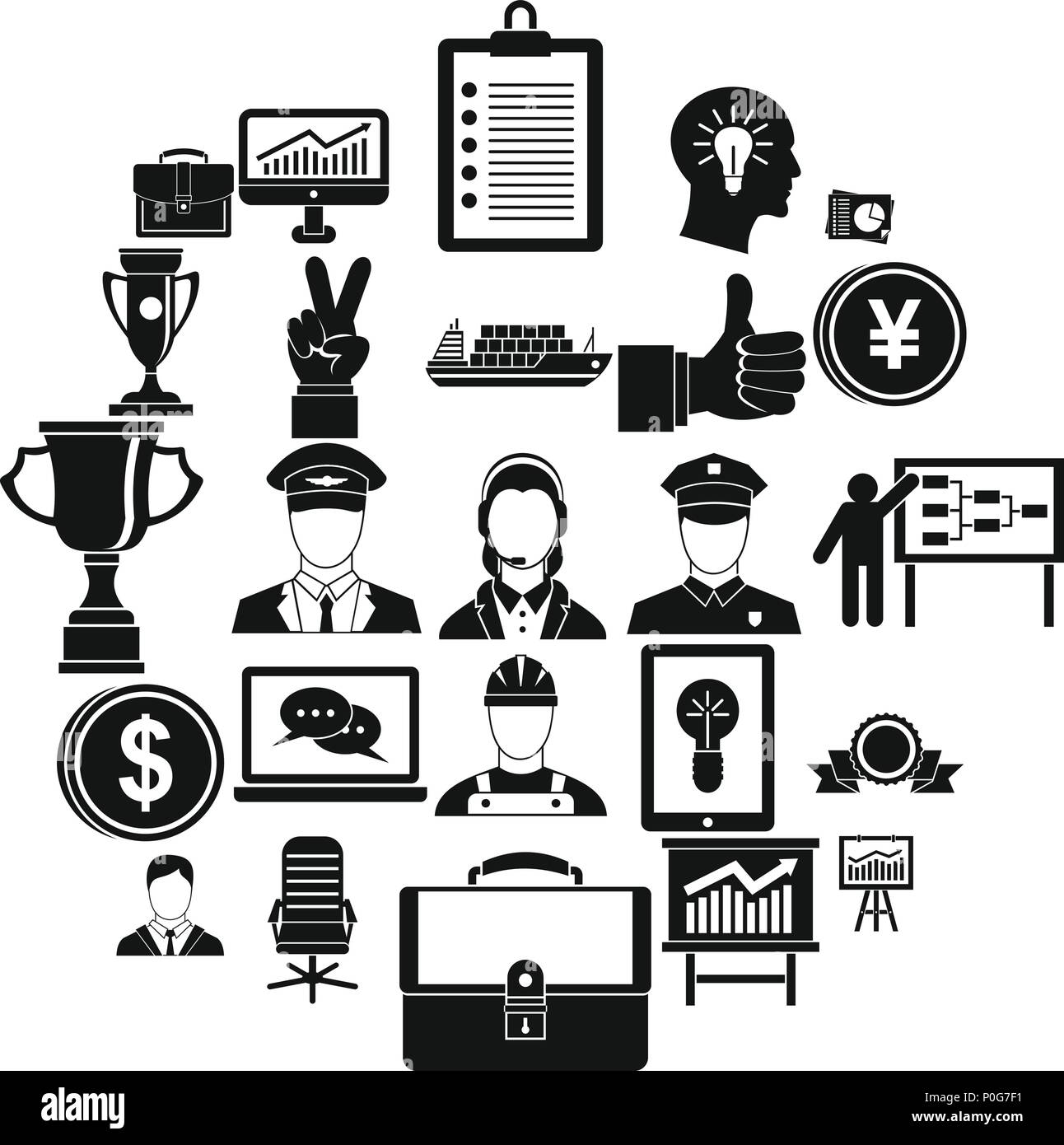 Principal icons hi-res stock photography and images - Alamy