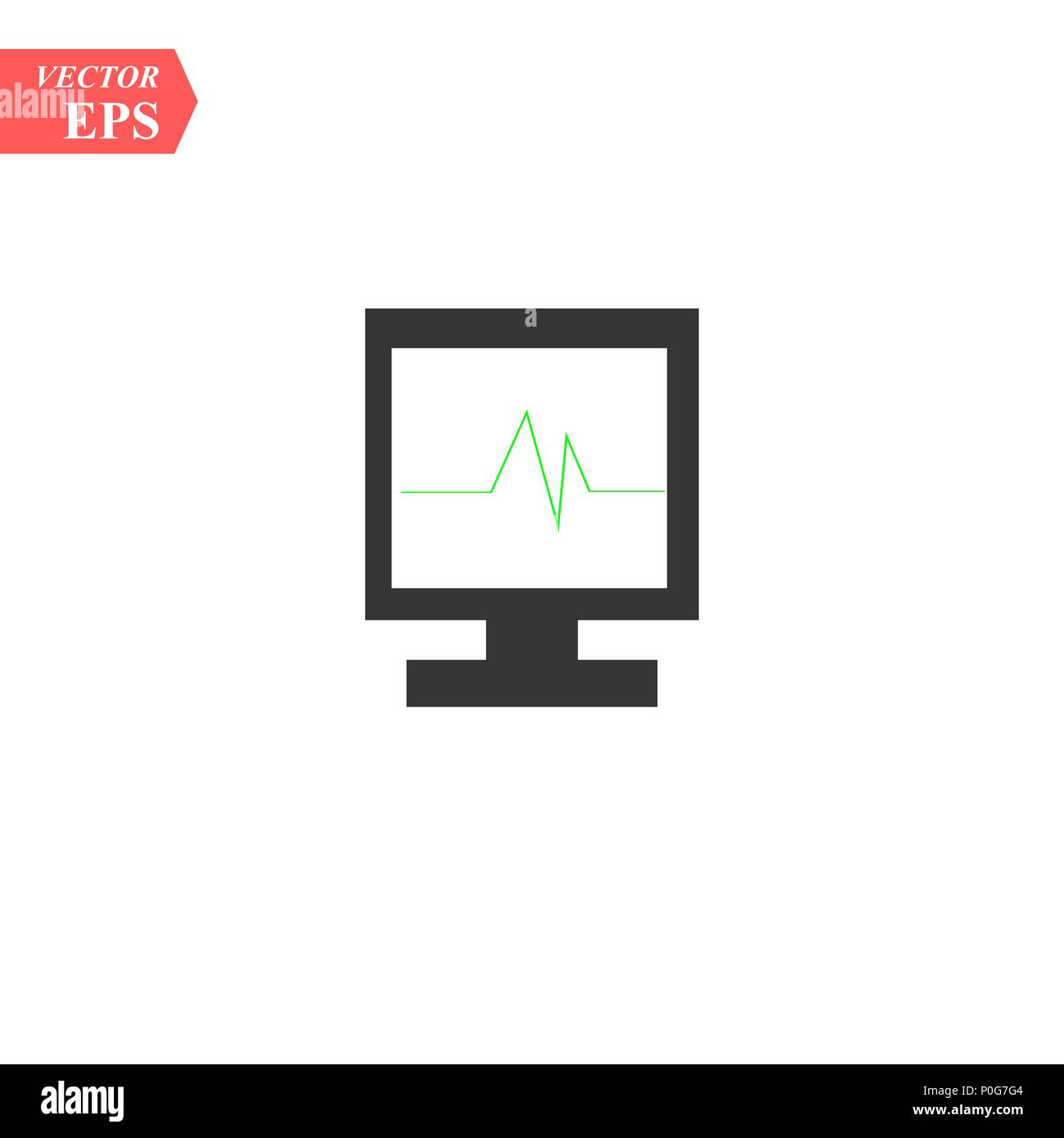 Atrial ecg Stock Vector Images - Alamy
