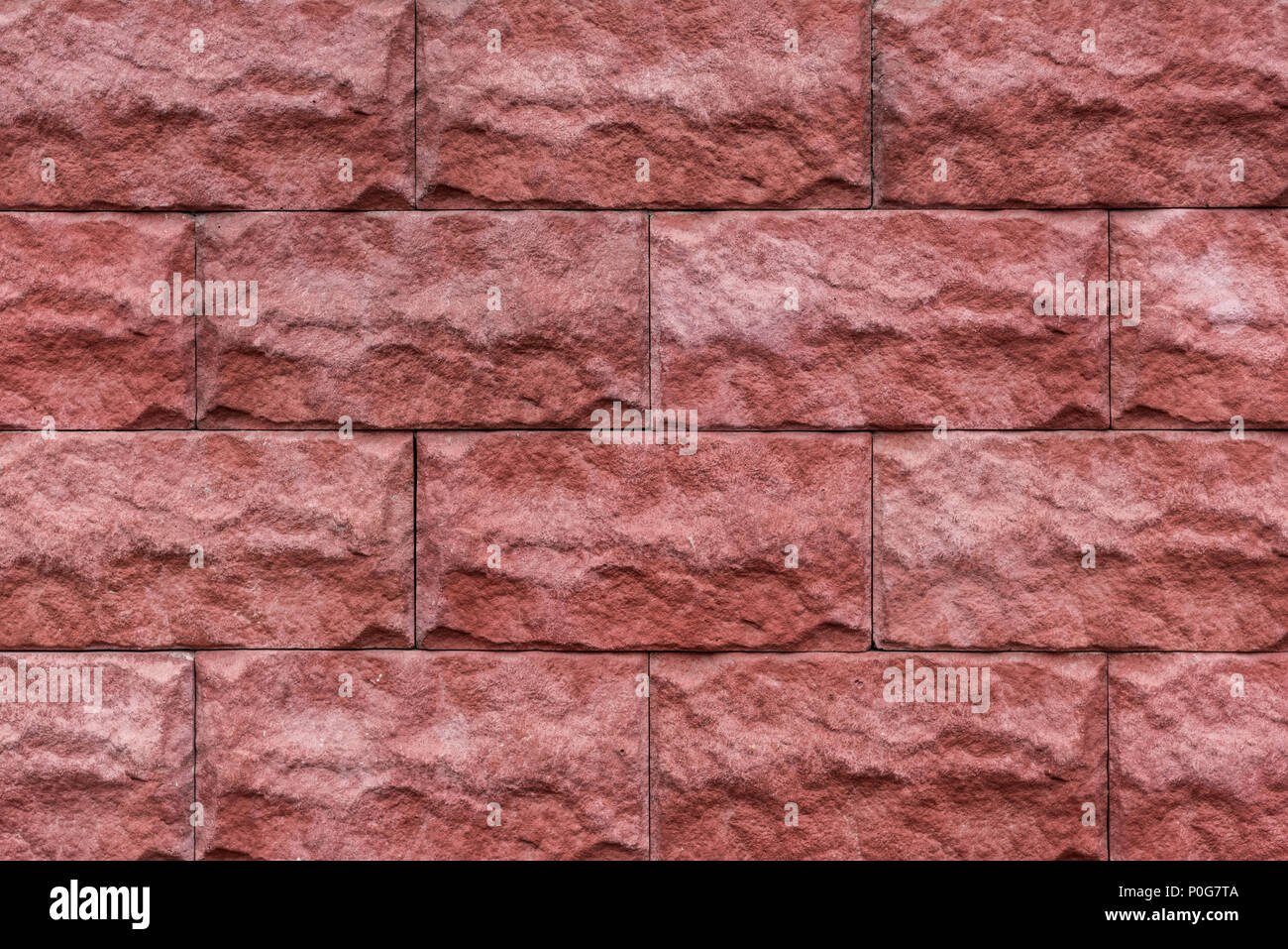 Red Stone Wall Texture