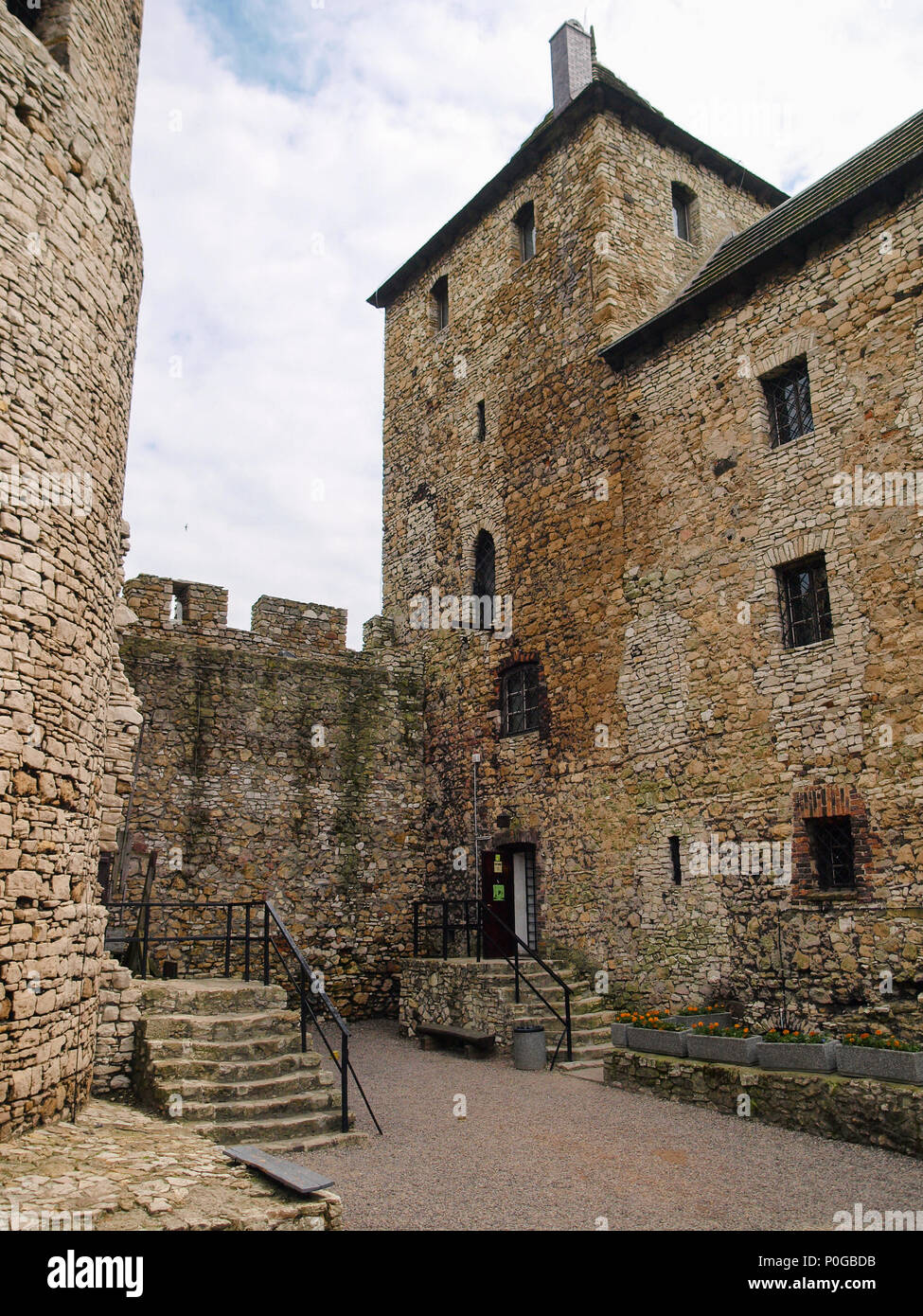 Bedzin Castle - a stone castle in Poland Stock Photo - Alamy