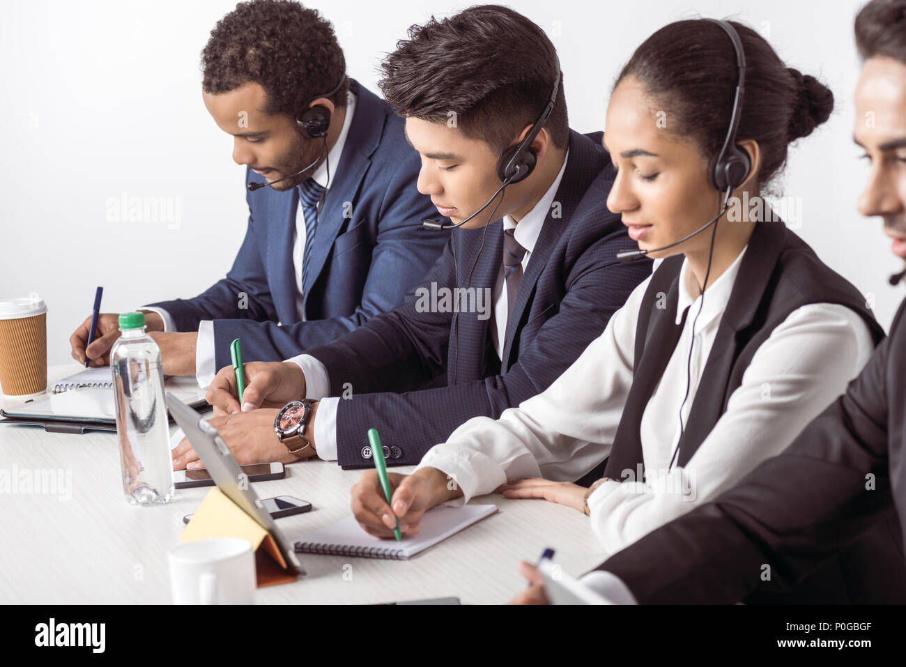 Taking notes office group hi-res stock photography and images - Alamy