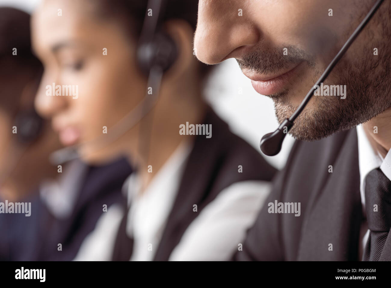 Shot group businesspeople working hi-res stock photography and images - Alamy