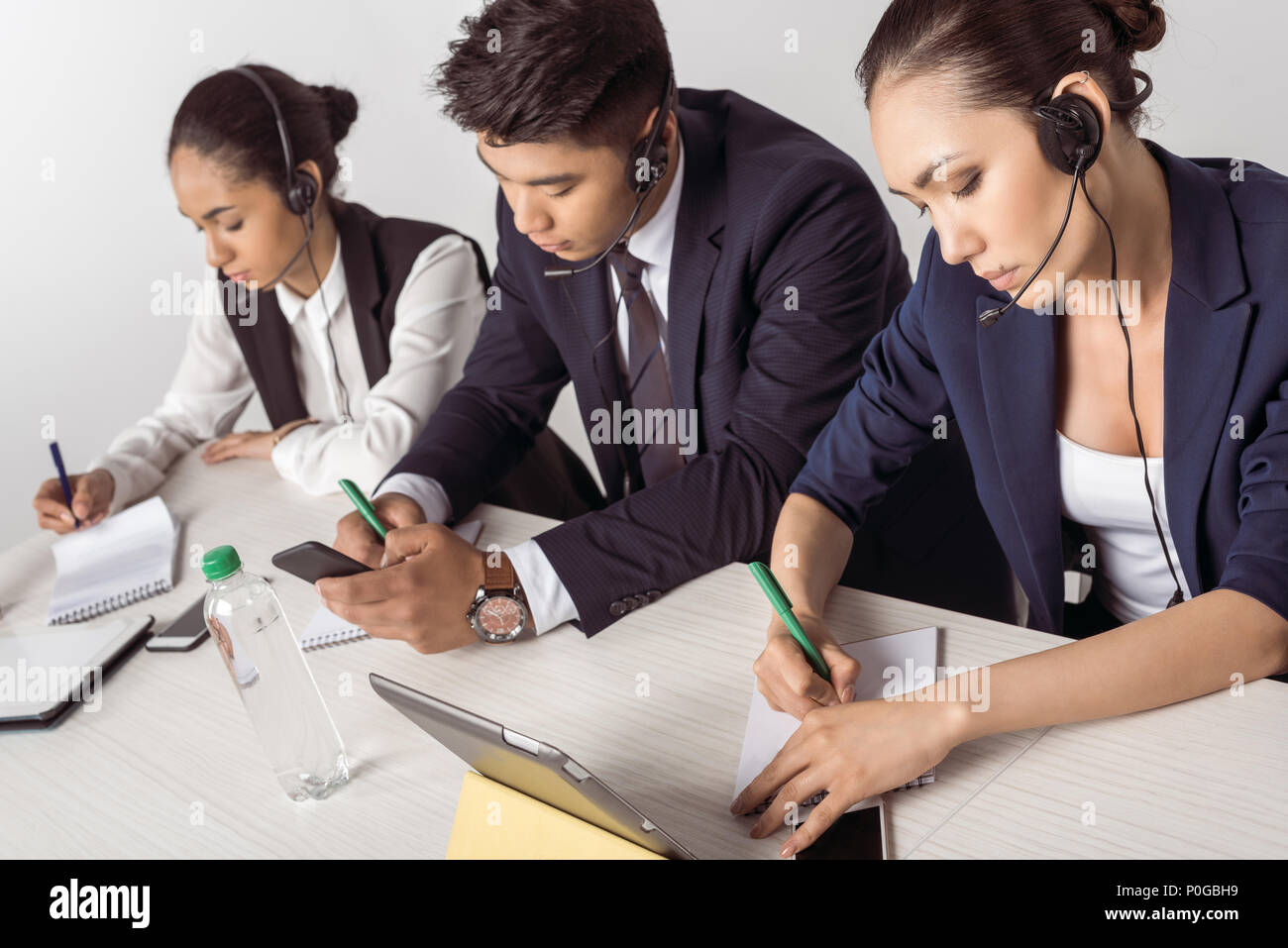 Group of operators hi-res stock photography and images - Alamy