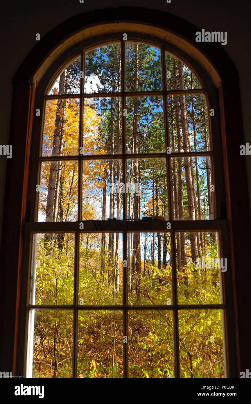 View from window country house hi-res stock photography and images - Alamy