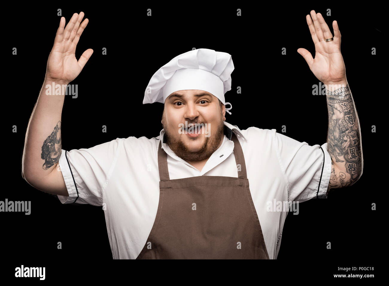 Happy overweight young man standing hi-res stock photography and images ...