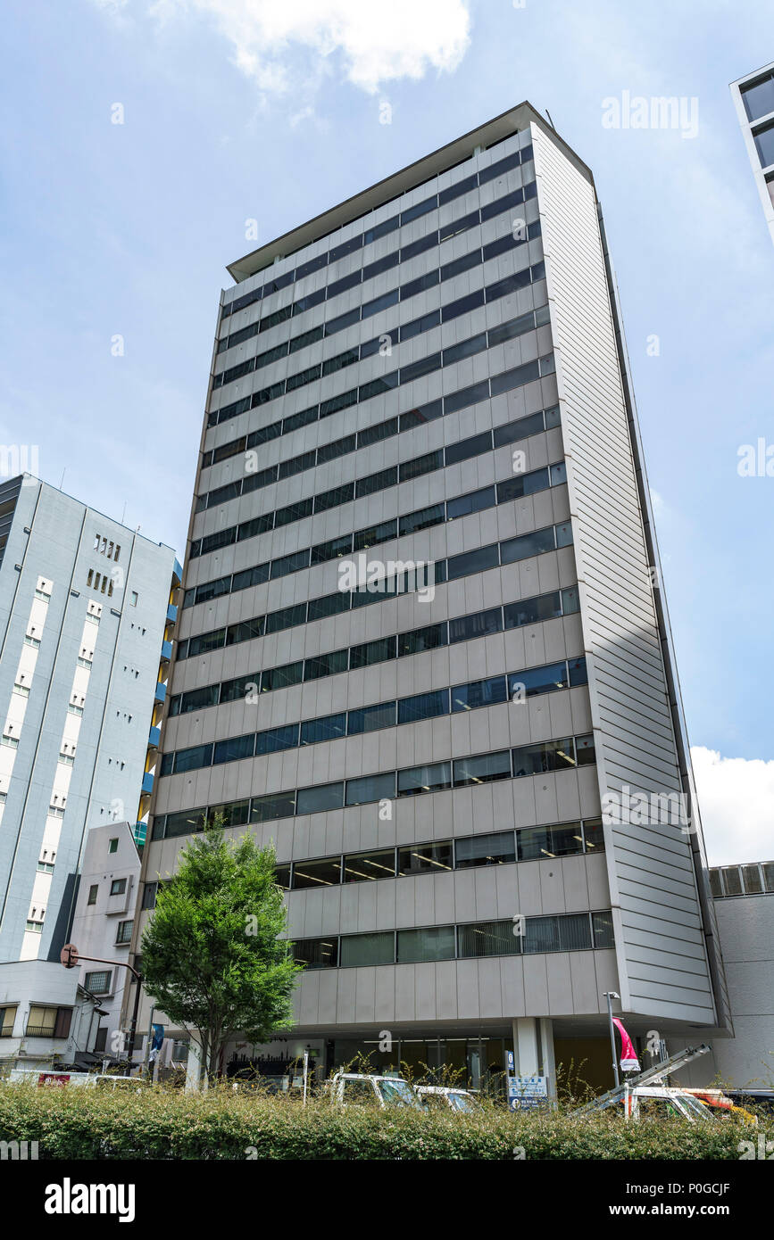 Exterior of Aoyama Tower Building designed by Japanese architect Junzo ...