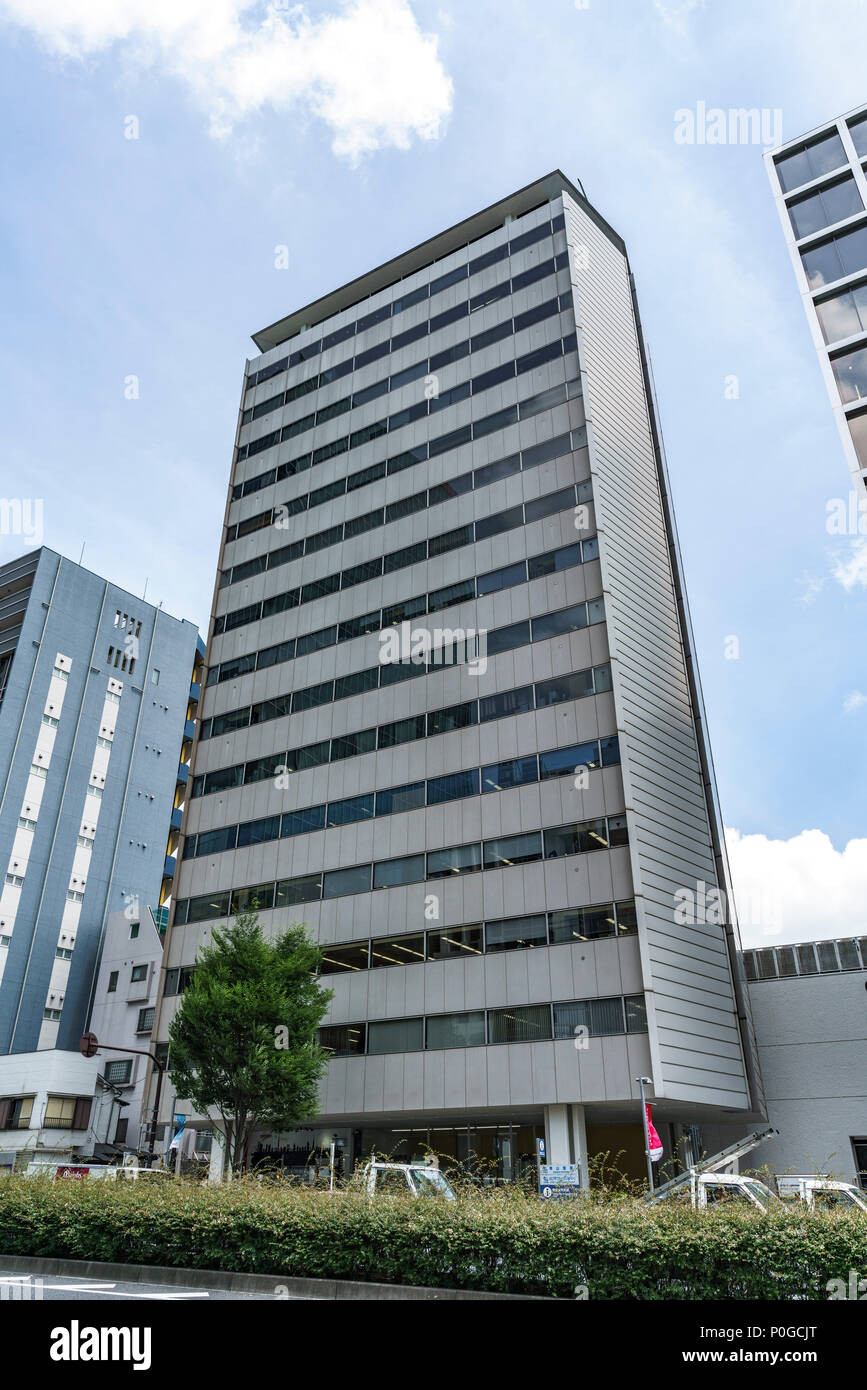 Exterior of Aoyama Tower Building designed by Japanese architect Junzo ...