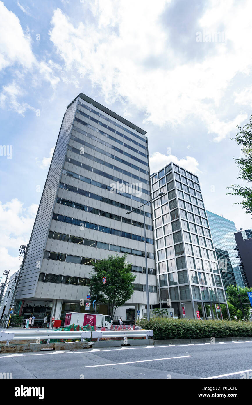 Exterior of Aoyama Tower Building designed by Japanese architect Junzo ...